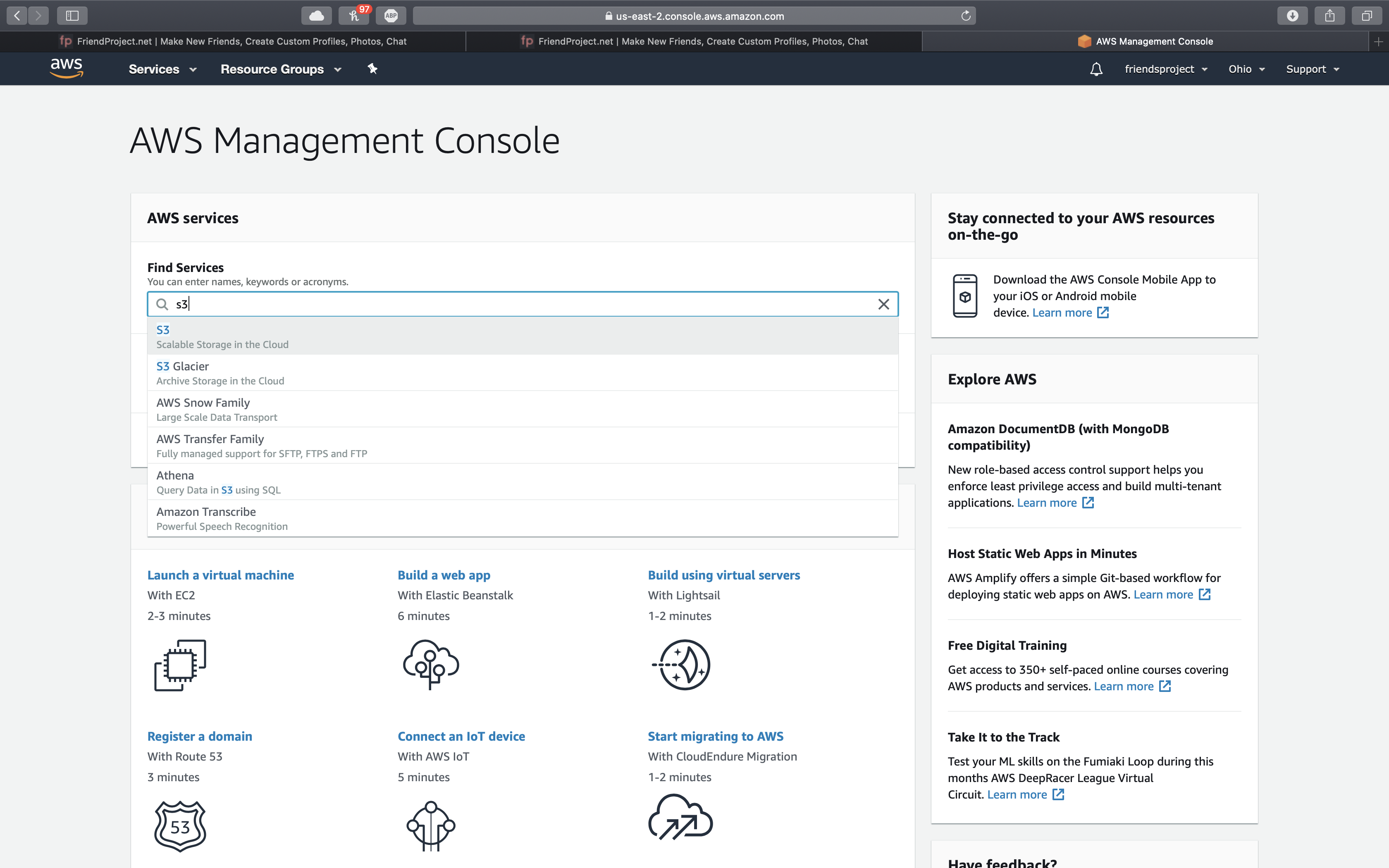 sam's Blog on FriendProject.net
